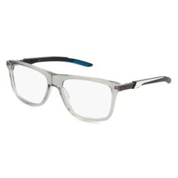 Puma PU0379O Brille Unisex | Fassung: Vollrand, Quadratisch, Grau Transparent