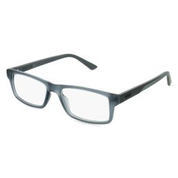 Puma PU0431O Brille Unisex | Fassung: Vollrand, Quadratisch, Grau Matt