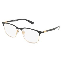 Ray-Ban 0RX6518 Brille Unisex | Fassung: Vollrand, Quadratisch, Schwarz Gold