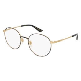 Gucci GG0862OA Brille Unisex | Fassung: Vollrand, Rund, Schwarz Gold