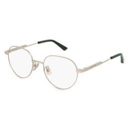 Bottega Veneta BV1239O Brille Unisex | Fassung: Vollrand, Rund, Silber