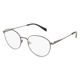 Fielmann OU 054 FLEX CL Brille Unisex | Fassung: Vollrand, Panto, Gun