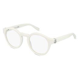 Moncler ML5189 Brille Unisex | Fassung: Vollrand, Rund, Wei&szlig;