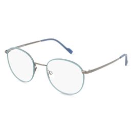Titanflex 820959 Brille Herren | Fassung: Vollrand, Panto, Grau Gun
