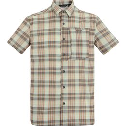 Regatta Anti-Insect Travel Light Herren Kurzarmhemd rot L - Herrenshirts, -hemden & -pullover
