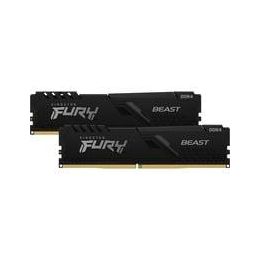 DIMM 32 GB DDR4-3200 (2x 16 GB) Dual-Kit, Arbeitsspeicher schwarz, KF432C16BBK2/32, Beast, INTEL XMP