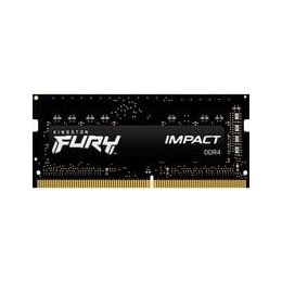 SO-DIMM 16 GB DDR4-3200 , Arbeitsspeicher schwarz, KF432S20IB/16, Impact, INTEL XMP
