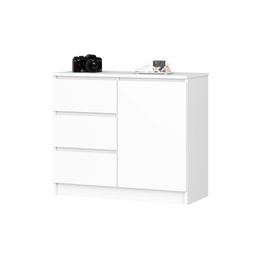 M&ouml;bel Kraft Kommode wei&szlig; Ma&szlig;e (cm): B: 80 H: 77 &raquo; M&ouml;bel Kraft