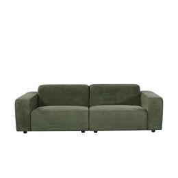 U.N.O uno Einzelsofa aus Cord Sani gr&uuml;n Ma&szlig;e (cm): B: 243 H: 72 T: 105.0 Sofas > Sofas nach Material > Stoffsofas &raquo; Sofa DE