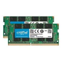 CRUCIAL RAM 64GB (2x32GB) Kit DDR4 3200MHz SODIMM gr&uuml;n