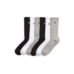 Polo Ralph Lauren Socken Herren Gr&ouml;&szlig;e 41/46 grau / schwarz / wei&szlig;