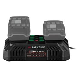 Parkside&reg; 20 V / 2 x 4,5 A Akku-Doppelladeger&auml;t &raquo;PDSLG 20 B1&laquo;, ohne Akku 100398025