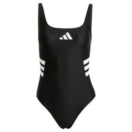 adidas Performance Sportbadeanzug '3-Stripes U-back' Damen Gr&ouml;&szlig;e XXS/XS schwarz