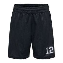 Hummel Sportshorts Jungen Gr&ouml;&szlig;e 134 schwarz / wei&szlig;
