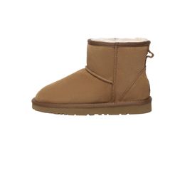 Everau Boots 'Ostrich' Damen Gr&ouml;&szlig;e 39 kastanienbraun Winterschuhe