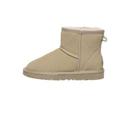 Everau Boots Damen Gr&ouml;&szlig;e 38 beige Winterschuhe