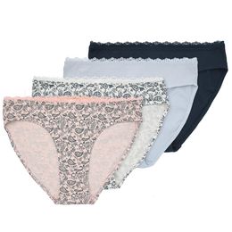 Gina Benotti 4 Damen Slips mit Bio-Baumwolle