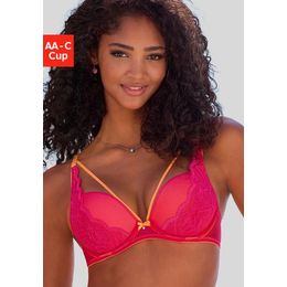 Vivance Push-up-BH pink Gr. 70C. Vergr&ouml;&szlig;ert Optisch Die B&uuml;ste und mit B&uuml;gel