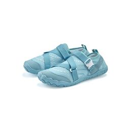 Venice Beach Set: Aquaschuh 'Badelatsche, Badeschuhe, Badeschlappe, Wasserschuh, leichter Slipper' blau Gr. 35 f&uuml;r Damen