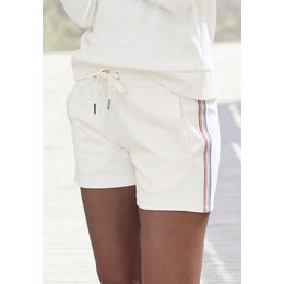 H.I.S. H.I.S Shorts braun Gr. 36/38 f&uuml;r Damen. Mit Badge. Bequem. Nachhaltig.