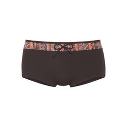 Buffalo Bikini-Hotpants 'Romy' braun Gr. 34. Mit Zierschleife