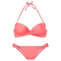 s.Oliver Set: Push-Up-Bikini 'Soft' peach Gr. 32 Cup A. Mit B&uuml;gel. Nachhaltig.