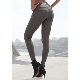 Lascana Leggings schwarz Gr. 36/38 f&uuml;r Damen. Figurbetont. Nachhaltig.