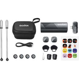 Godox Cube SC Kit2 2.4GHz Wireless Microphone System mit USB-C
