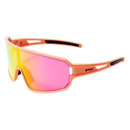 YEAZ Sportsonnenbrille 'Sunwave' Herren Gr&ouml;&szlig;e One Size pfirsich / rosa / schwarz