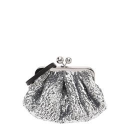 Weekend Max Mara Clutch 'KATARGA' Damen Gr&ouml;&szlig;e One Size silber