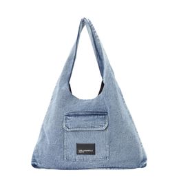 KARL LAGERFELD JEANS Shopper Damen Gr&ouml;&szlig;e One Size blue denim