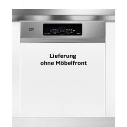Beko teilintegrierbarer Geschirrsp&uuml;ler "BDSN36461XC", Energieeffizienz: A (A-G), silber (silberfarben), B:59,8cm H:81,8cm T:55cm, Geschirrsp&uuml;ler, SelfDry