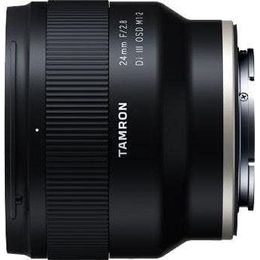 Tamron Weitwinkelobjektiv "AF 24mm F/2.8 Di III OSD 1/2 MACRO Vollformat f&uuml;r Sony E-Mount", schwarz, T:6,4cm &Oslash;:7,3cm, Objektive