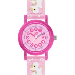 Ice Watch Quarzuhr ICE-WATCH "ICE learning - Girl - Extra Small - 3H", wei&szlig; (rosa, wei&szlig;), Armbanduhren, Kinder, Quarzuhr, Armbanduhr,Kinderuhr,Lernuhr,M&auml;dchen,Schulanfang,Geschenkidee,Einhorn