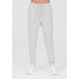 ENDURANCE ATHLECIA Sweathose ATHLECIA "Jacey", Damen, Gr. 42, EURO-Gr&ouml;&szlig;en, grau (hellgrau), 51% Polyester, 44% Modal, 5% Elasthan, unifarben, lang, Hosen Sweathose, aus weichem Modalmix