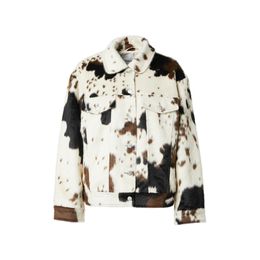 Topshop Jacke 'MAY' Damen Gr&ouml;&szlig;e XS ecru / braun / schwarz