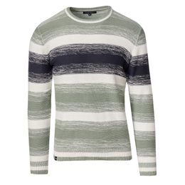 Koroshi Pullover 'Punto' Herren Gr&ouml;&szlig;e XL marine / oliv / wei&szlig;