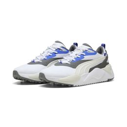 Golfschuh Puma "GS-X Efekt Golfschuhe Erwachsene", Damen, Gr. 40, wei&szlig; vapor gray royal sapphire blau, Obermaterial: Synthetik, Textil; Futter: Textil; Innensohle: Textil; Laufsohle: Gummi, Schuhe