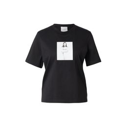 Calvin Klein T-Shirt 'OBSESSION' Damen Gr&ouml;&szlig;e M hellgrau / schwarz / wei&szlig;
