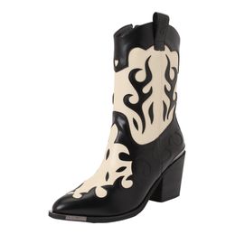 Buffalo Cowboystiefel Damen Gr&ouml;&szlig;e 38 ecru / schwarz