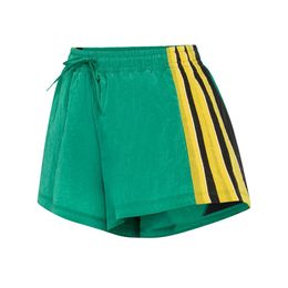 adidas originals Shorts 'Santiago' Damen Gr&ouml;&szlig;e 32 gelb / gr&uuml;n / schwarz
