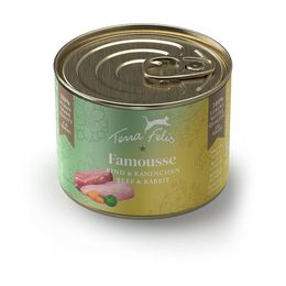 Terra Felis Rind & Kaninchen Katzen-Nassfutter getreidefrei 12x200g