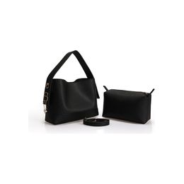 Lucky Bees Schultertasche in Schwarz - (B)25 x (H)20 x (T)11 cm - 65% | Damen-taschen