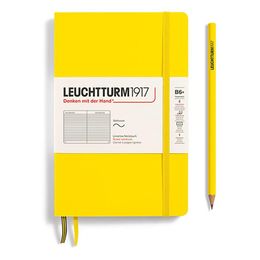 LEUCHTTURM1917 Liniertes Notizbuch in Gelb - B6+ - 29% | Buero-schulbedarf