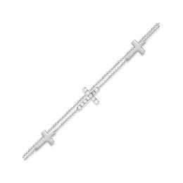 Eclat d'Argent Silber-Armkette mit Schmuckelementen - 62% | Schmuck
