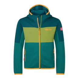 Trollkids Fleecejacke "Sogndal" in Gr&uuml;n - 24% | Gr&ouml;&szlig;e 128 | Kids-fleecejacken-fleecepullover