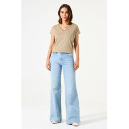 Garcia Shirt in Beige - 43% | Gr&ouml;&szlig;e S | Damen-tops