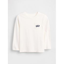 GAP Longsleeve in Wei&szlig; - 52% | Gr&ouml;&szlig;e 104 | Baby-langarmshirts