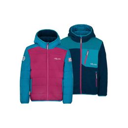 Trollkids Wende-Winterjacke "Sandvika" in Dunkelblau/ Pink - 32% | Gr&ouml;&szlig;e 164 | Kinderjacken