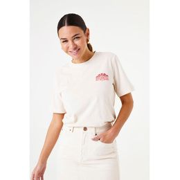 Garcia Shirt in Creme/ Pink - 36% | Gr&ouml;&szlig;e S | Damen-tops